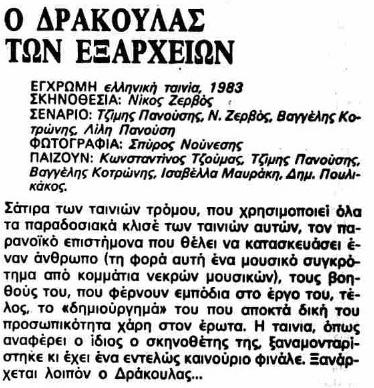 Ο Δράκουλας των Εξαρχείων
